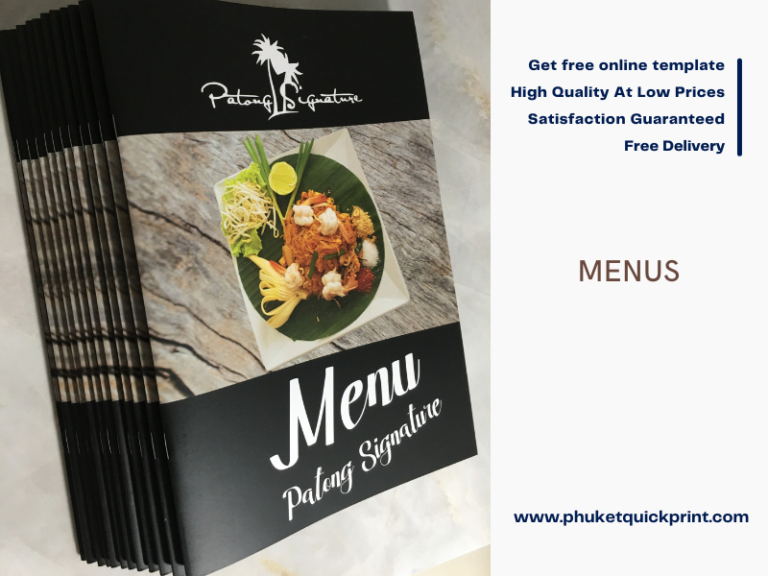 Menus – Phuket Quick Print